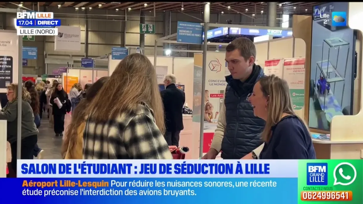 Lille: le salon de l'étudiant ouvert jusqu'à demain