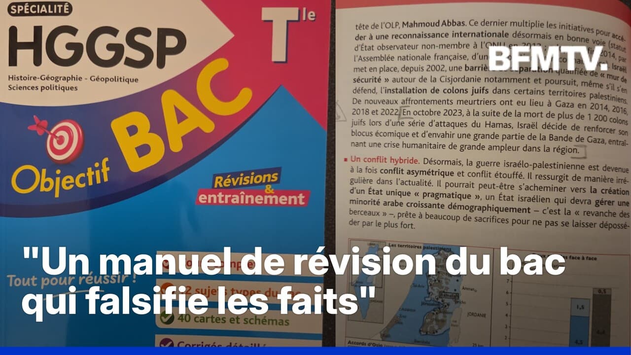 7-Octobre: Emmanuel Macron fustige un manuel de révision du bac ...
