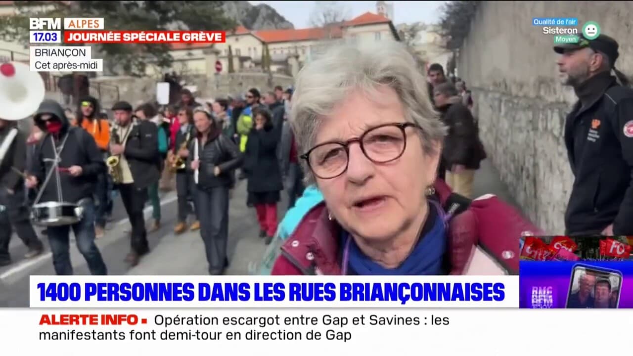 Grève du 7 mars: 1400 personnes dans les rues de Briançon contre la ...