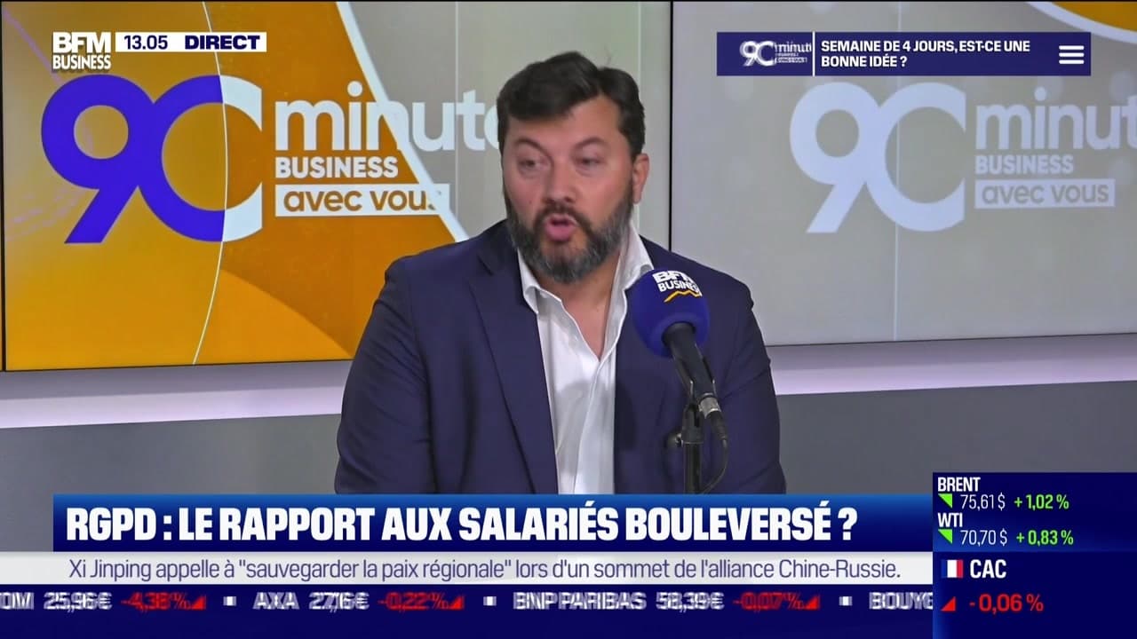 90 Minutes Business avec vous : RGPD, le rapport aux salariés ...