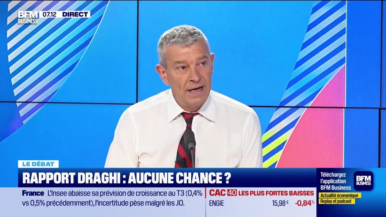 Nicolas Doze face à Jean-Marc Daniel : Rapport Draghi, aucune chance ...