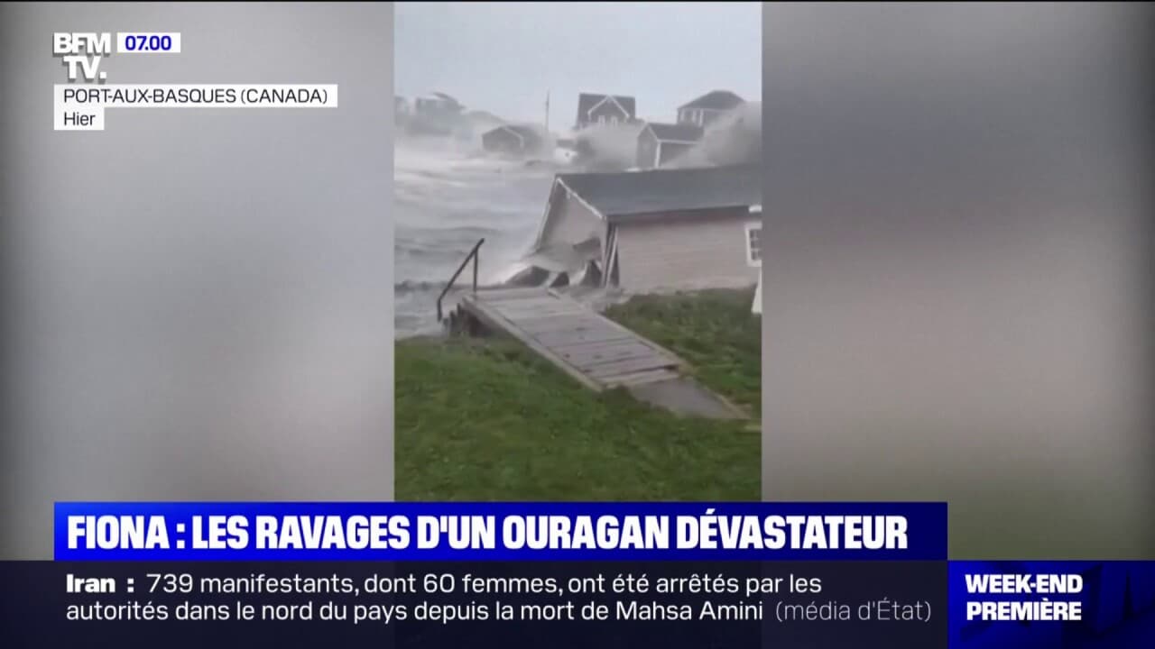 L'ouragan Fiona a durement frappé la côte atlantique du Canada