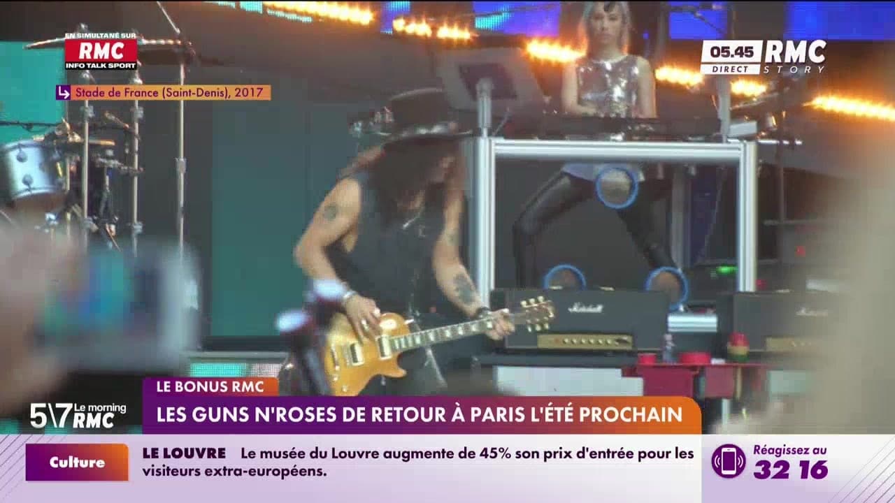 Le bonus RMC : Les Guns N' Roses de retour à Paris l'été prochain - 28/11