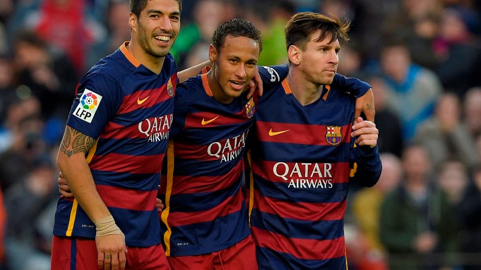 Messi, Neymar et Suarez, la MSN du Barça, réunis sept ans plus tard ...