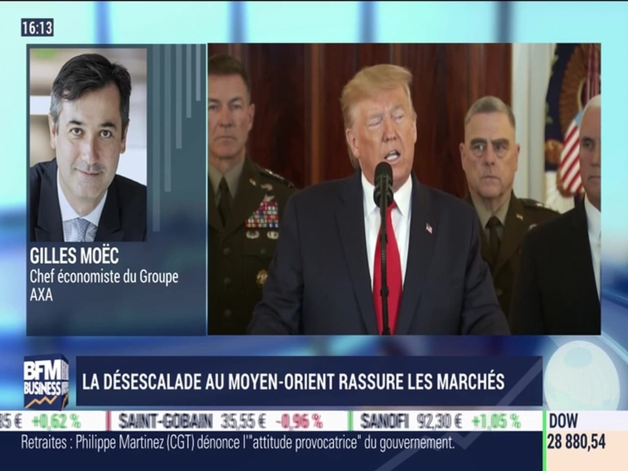Gilles Moëc (Groupe AXA): La désescalade au Moyen-Orient rassure les ...