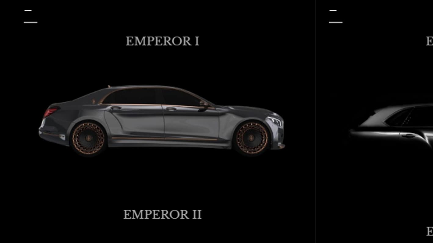 Emperor I, une Mercedes-Maybach S600 très “bling bling”