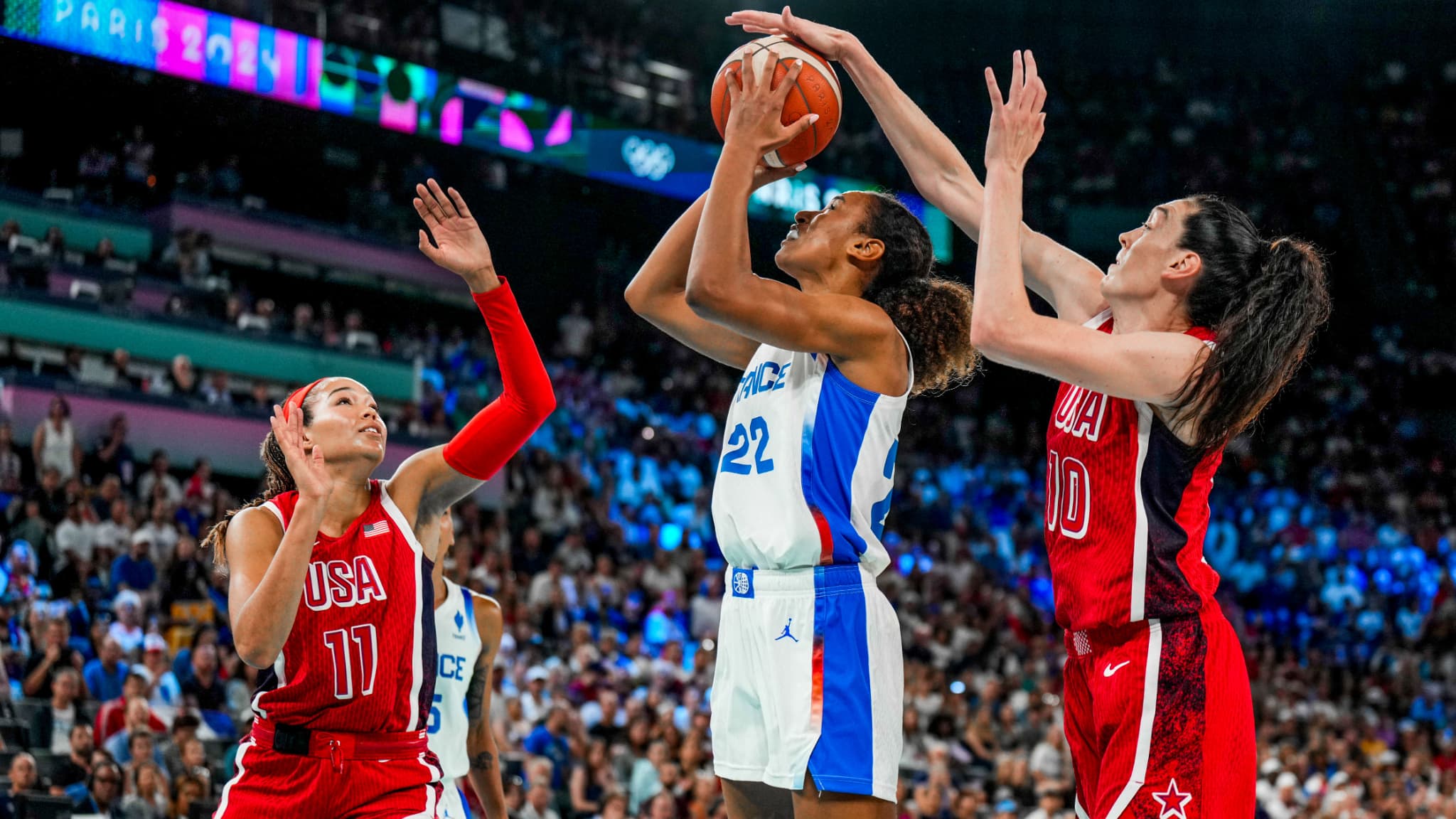JO 2024 (basket F), France-Etats-Unis: Ce sera l'argent pour les Bleues ...