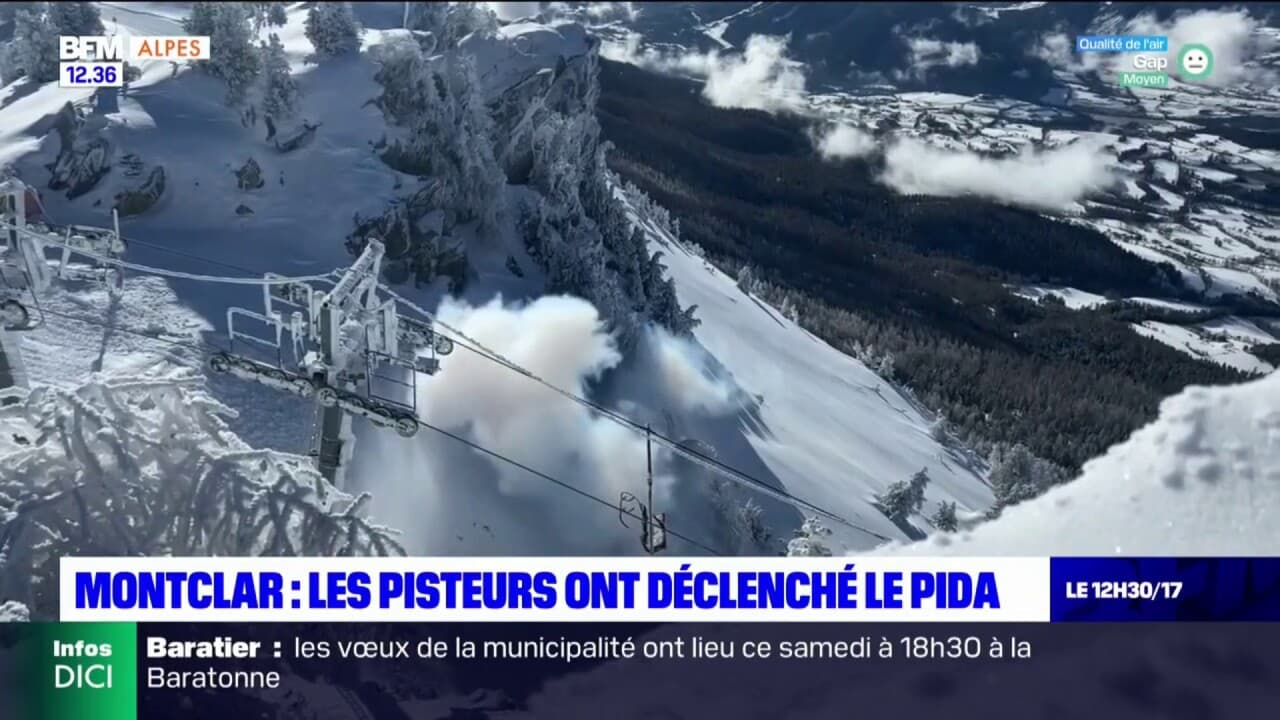 Station de Montclar: le PIDA déclenché par les pisteurs