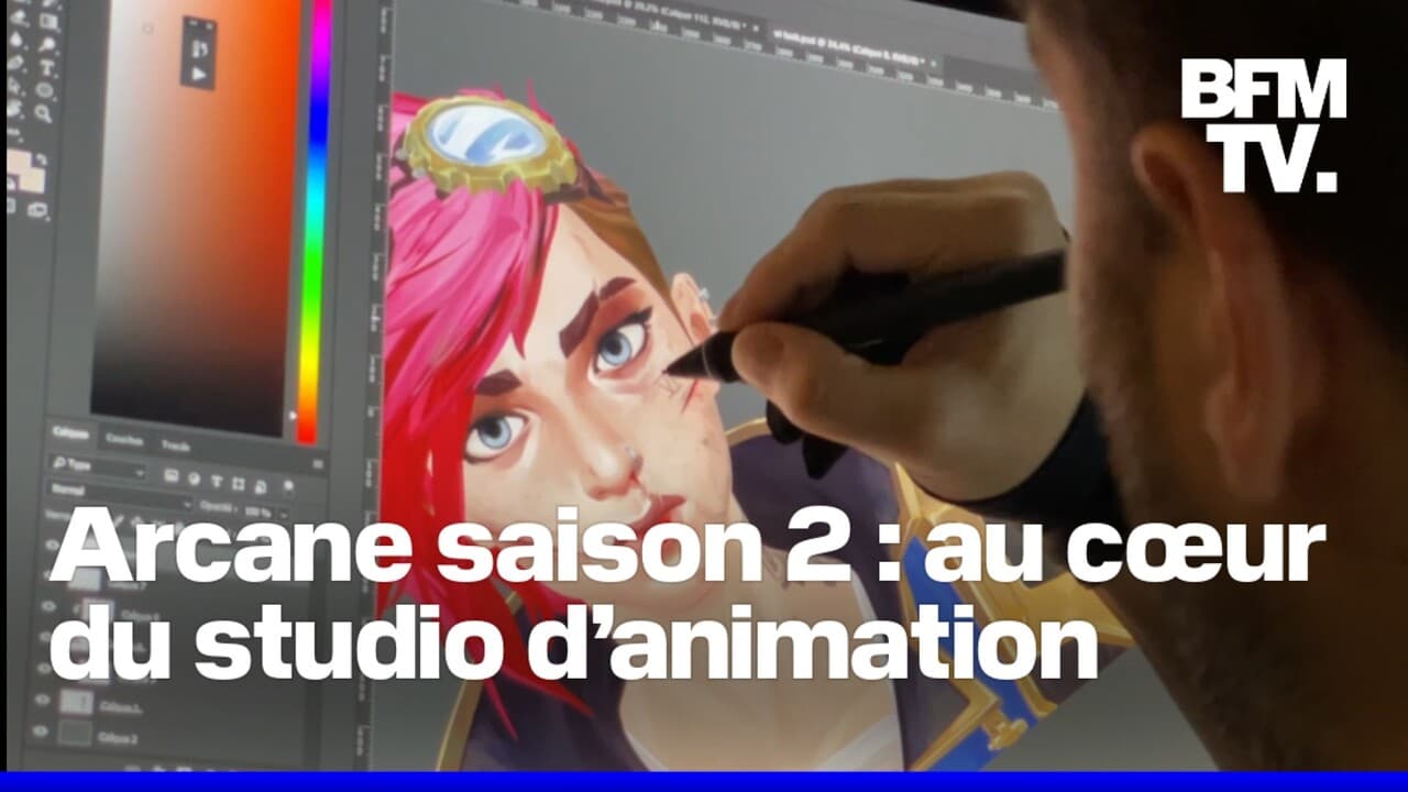 Au cœur du studio d’animation qui produit Arcane, la série-phénomène ...