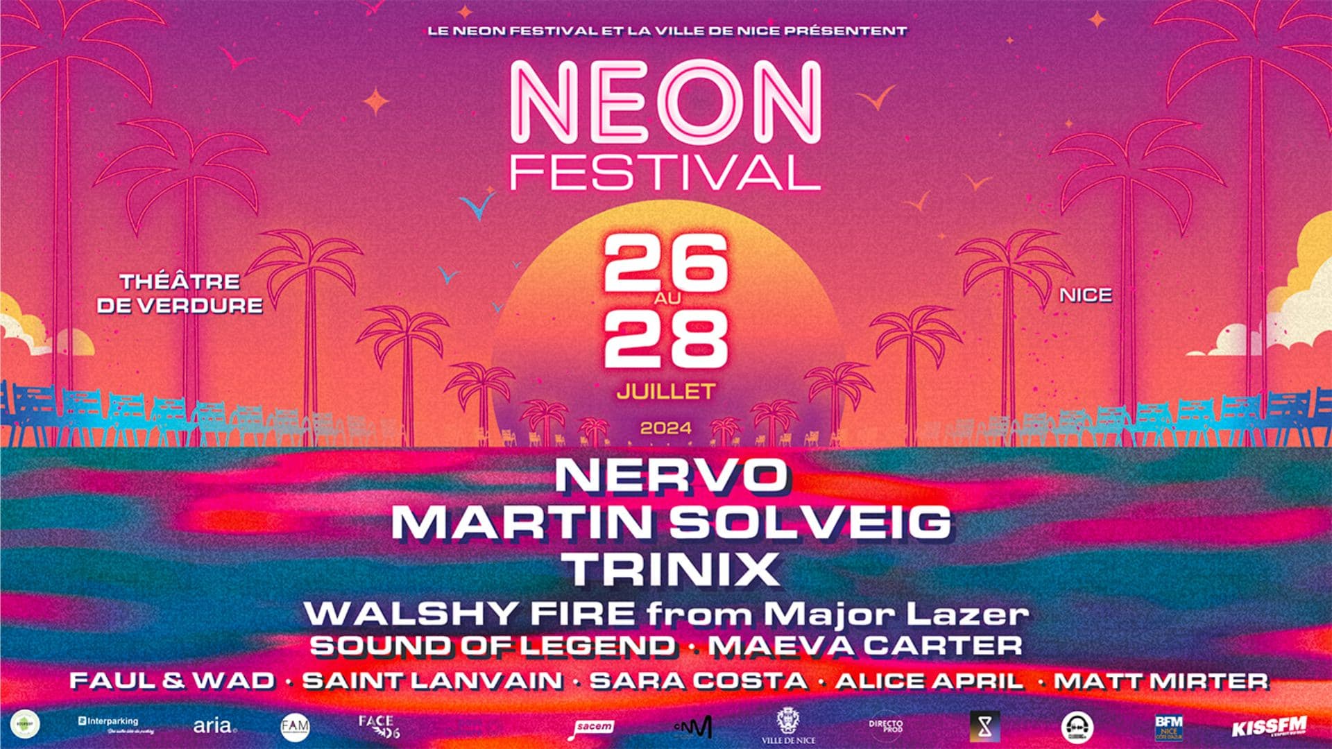 Le Neon Festival en partenariat avec BFM Nice Côte d'Azur