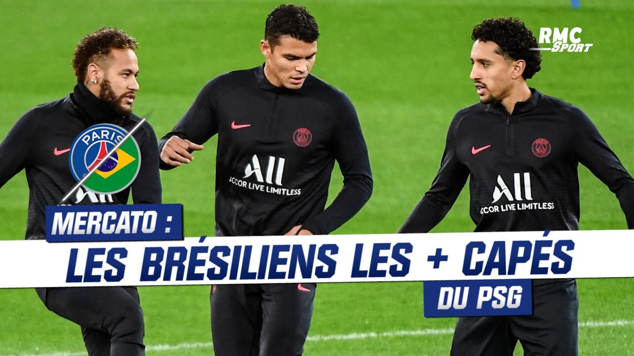 Les Brésiliens les plus capés du PSG et les meilleurs buteurs