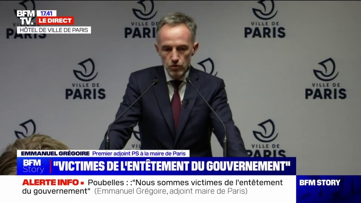 Emmanuel Grégoire sur les déchets à Paris: "Nous sommes tous victimes ...