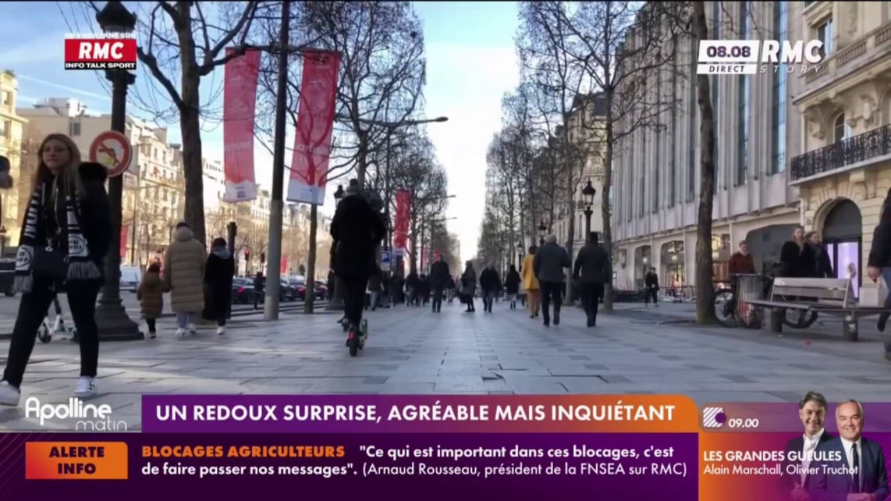 Un redoux surprise, agréable mais inquiétant