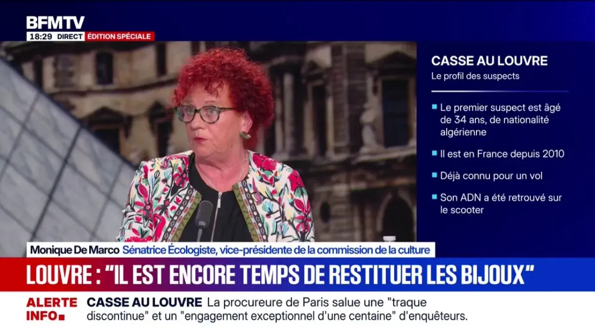 Louvre: "Si on veut protéger notre patrimoine, il faut mettre l'argent ...