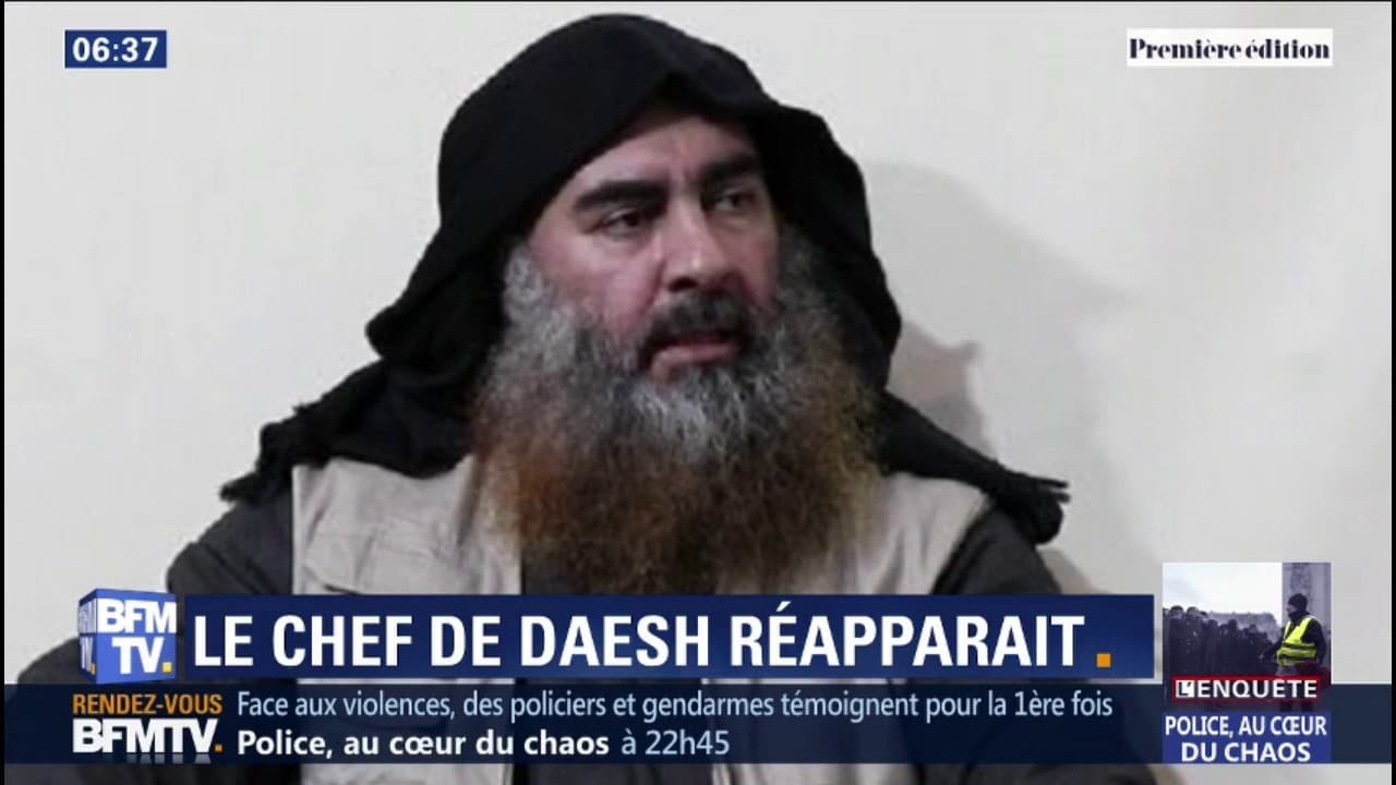 Le chef de Daesh réapparaît pour la première fois depuis 5 ans dans une ...