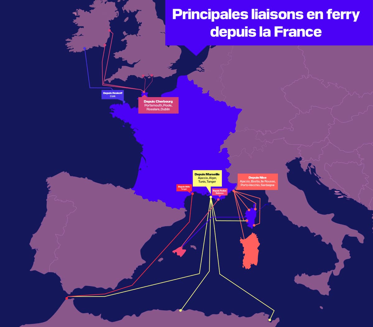 Sardaigne, Baléares, Tunisie, Irlande… le ferry, une nouvelle tendance ...