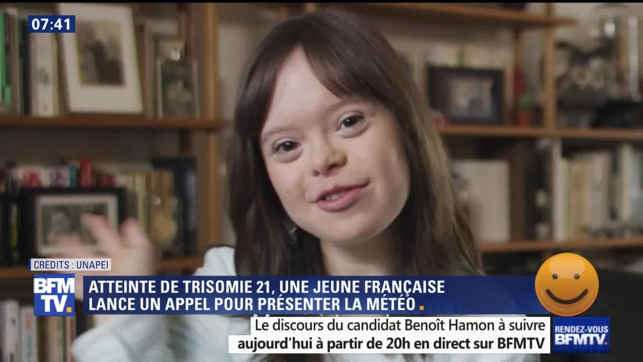 Une jeune trisomique lance un appel pour présenter la météo – 01/03
