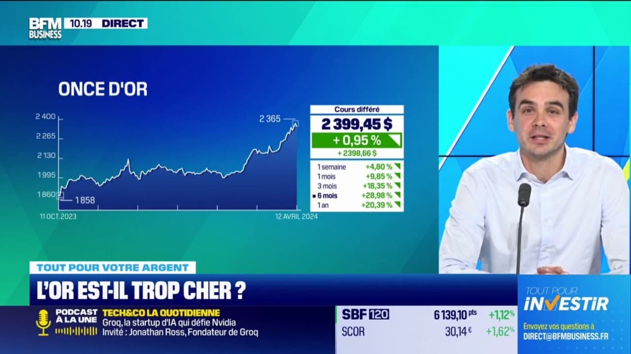 "L'or reste un actif sur lequel il est intéressant d'investir, mais ...
