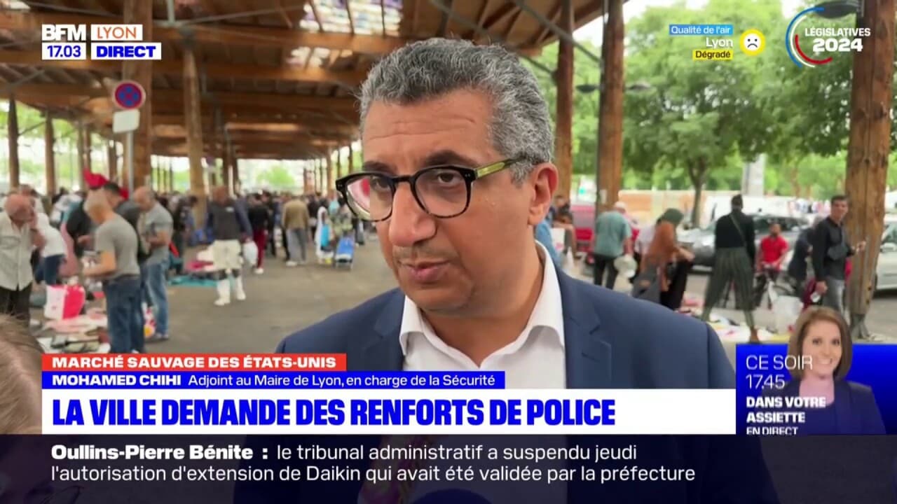 Marché du quartier des États-Unis: le maire de Lyon demande des ...