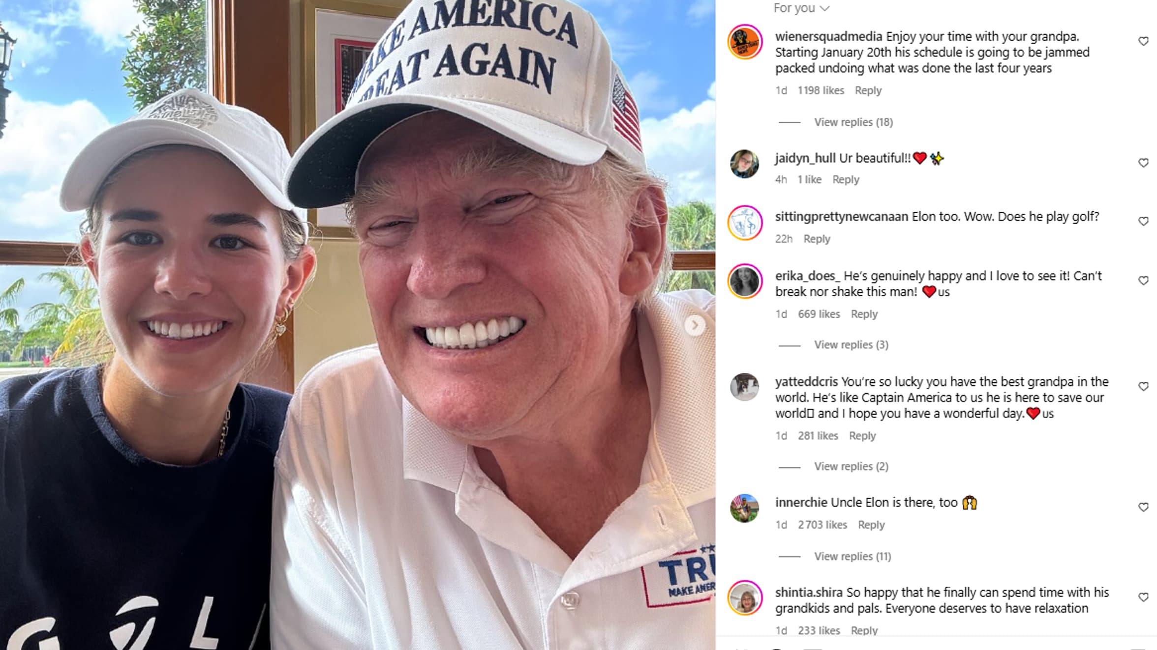 Golfeuse, influenceuse... Qui est Kai Trump, la nouvelle star du clan ...