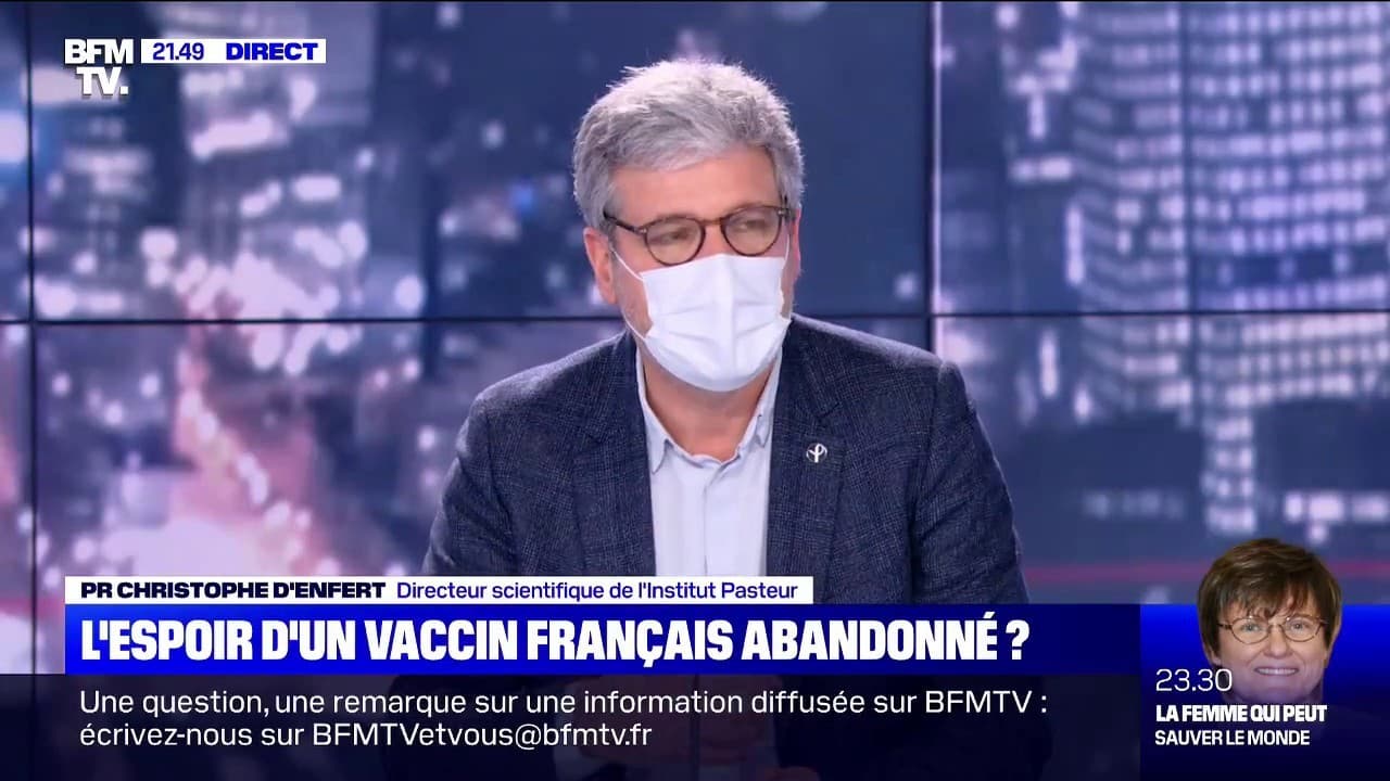 Vaccin français: le directeur scientifique de l'Institut Pasteur évoque ...