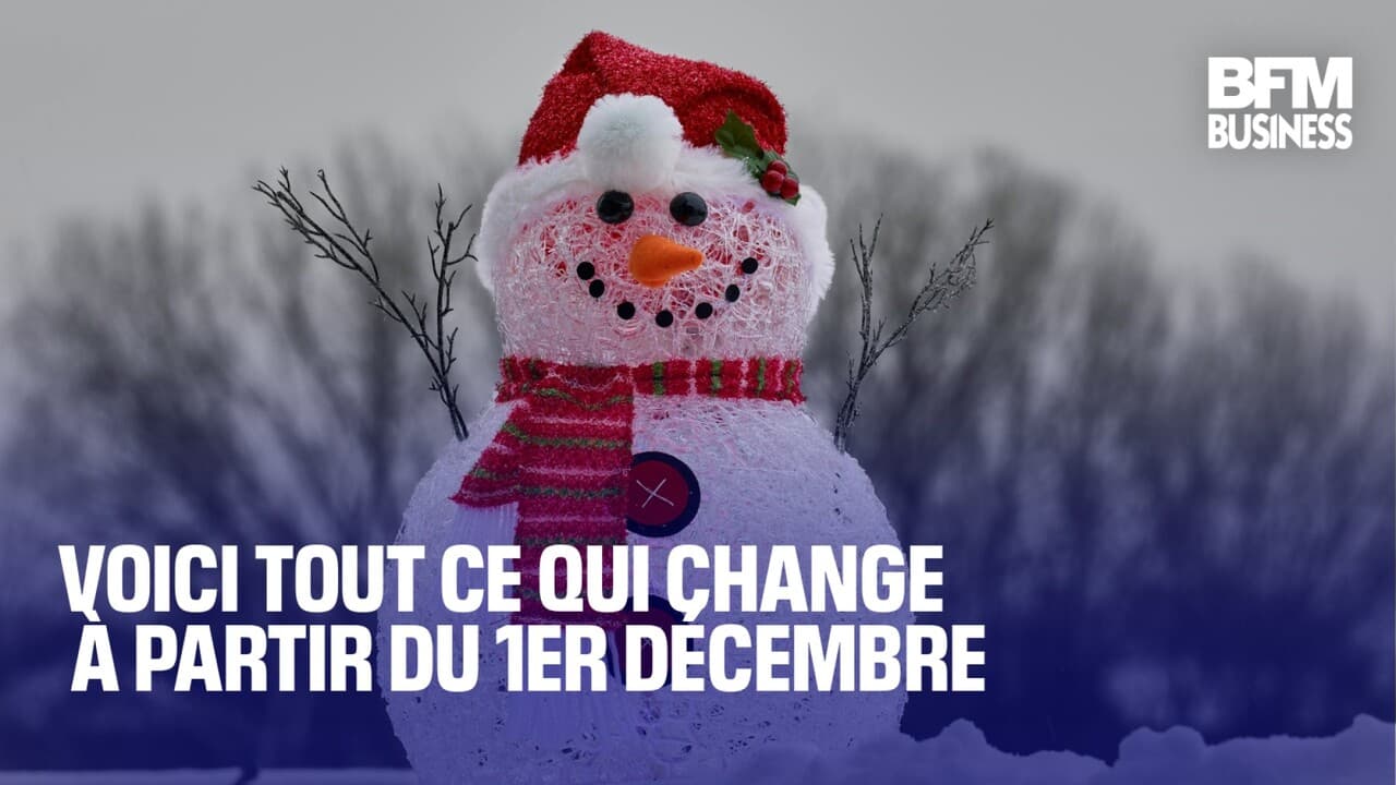 Voici tout ce qui change à partir du 1er décembre