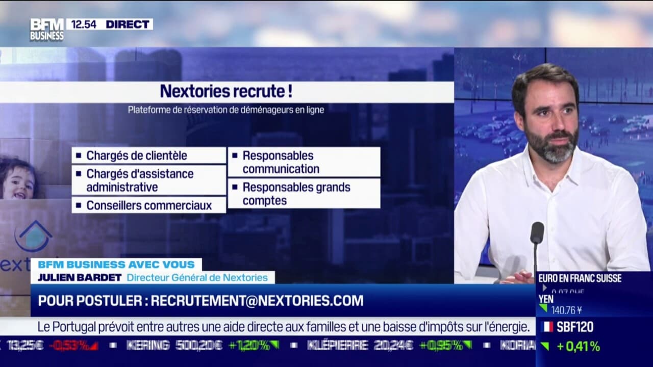 On recrute ! Nextories: plateforme de réservation de déménageurs en ligne