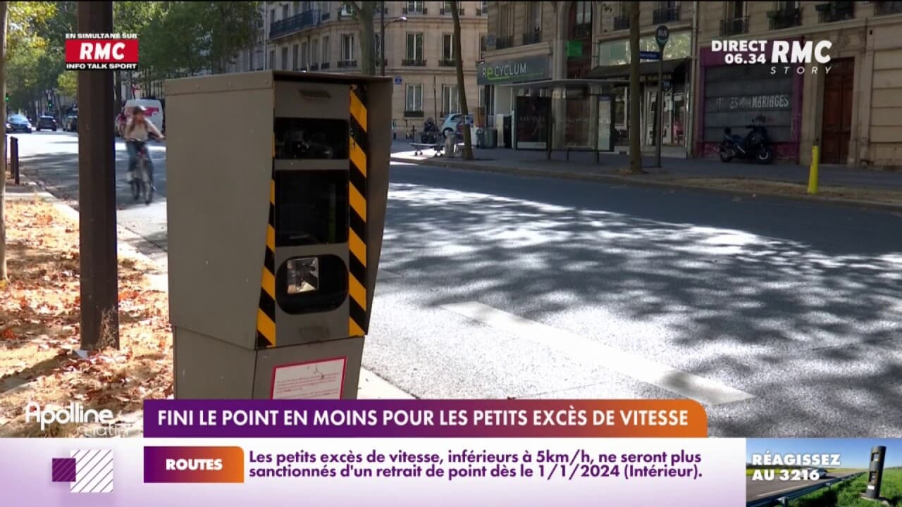 Fini le point en moins pour les petits excès de vitesse
