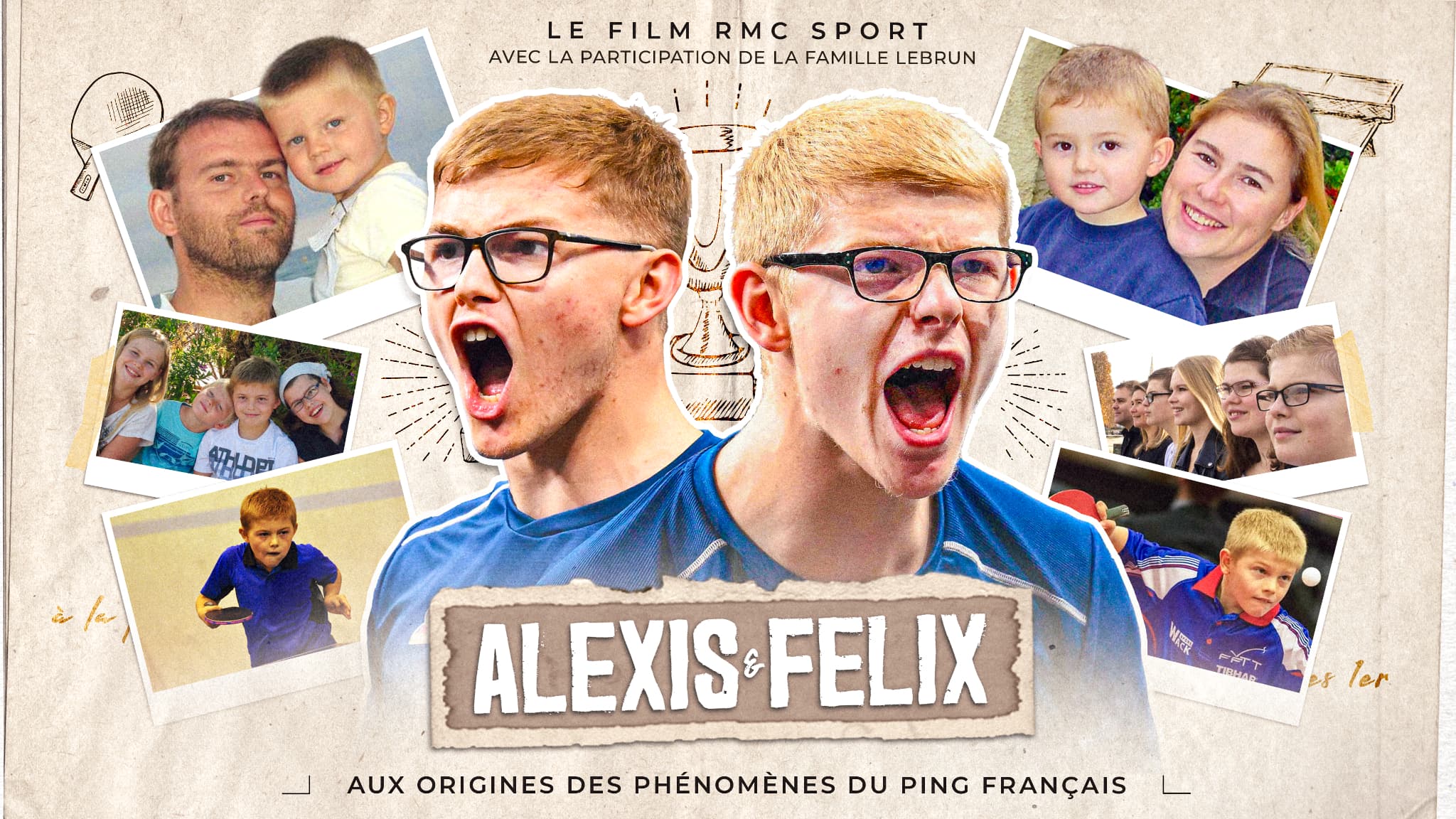 "Alexis et Félix, aux origines des phénomènes du ping français", le ...