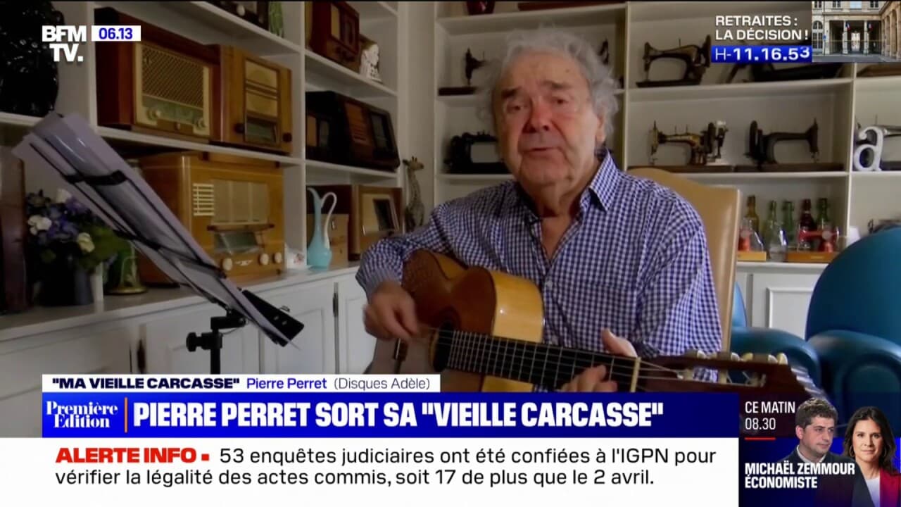 À 88 ans, Pierre Perret sort un nouvel album, "Ma vieille carcasse"