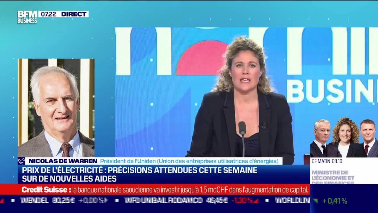 Nicolas de Warren (Uniden): Prix de l'électricité, précisions attendues ...