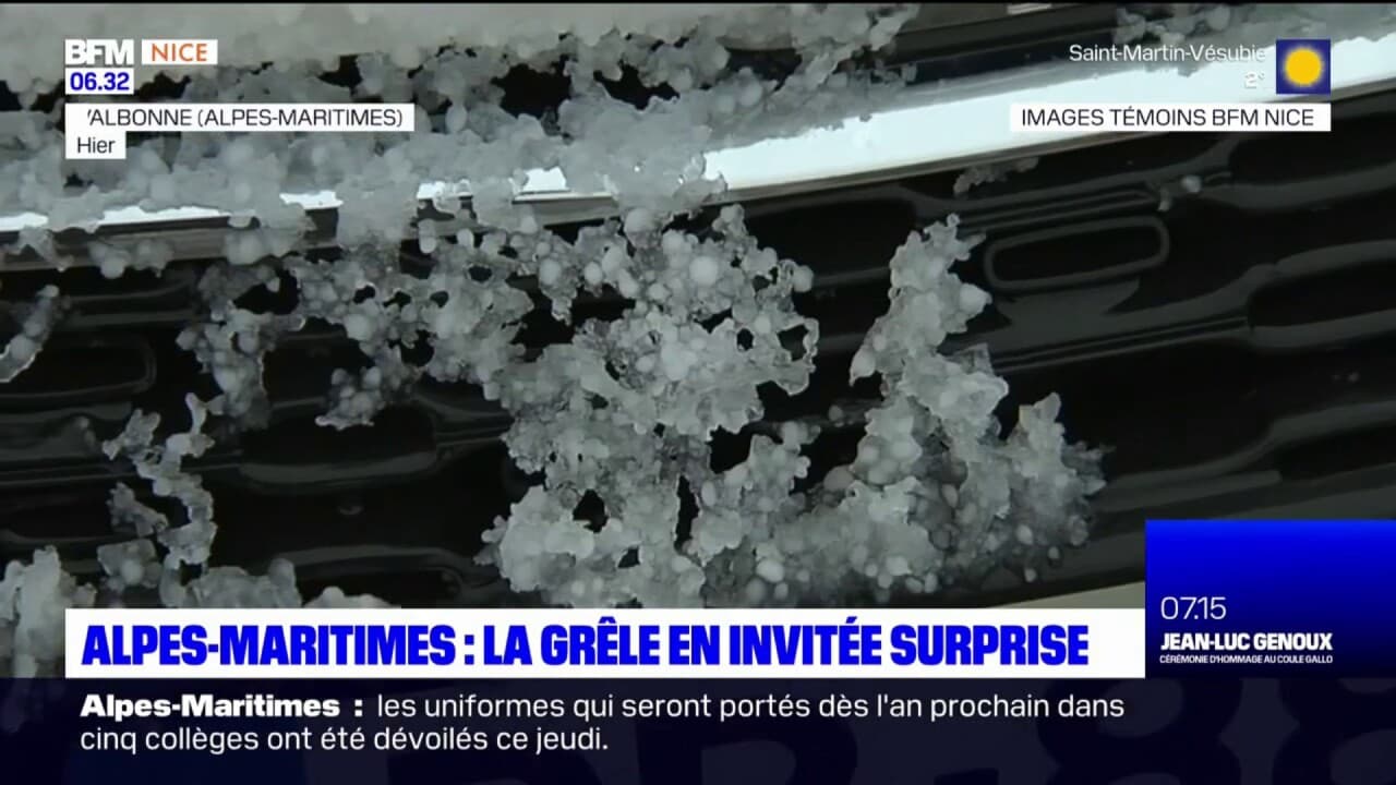 Les images de l'important orage de grêle qui a touché plusieurs les ...