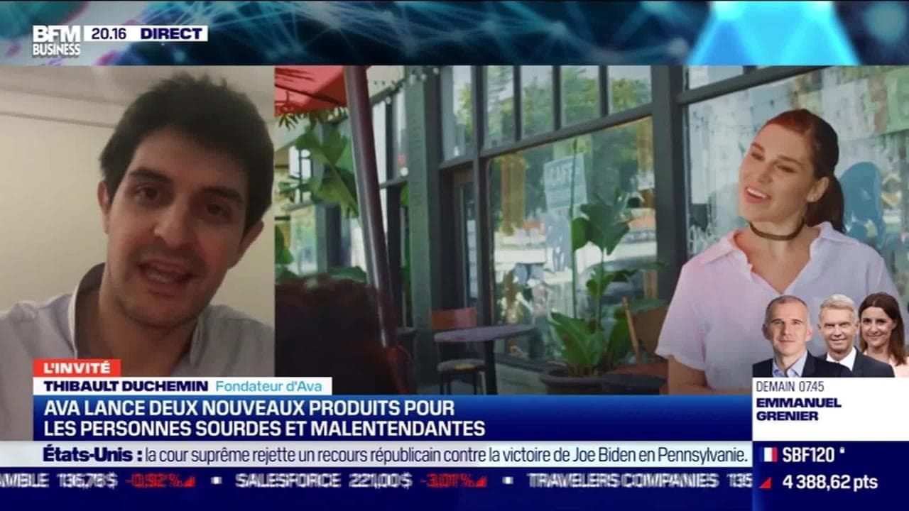 Thibault Duchemin (Ava) : Ava lance deux nouveaux produits pour les personnes sourdes et ...