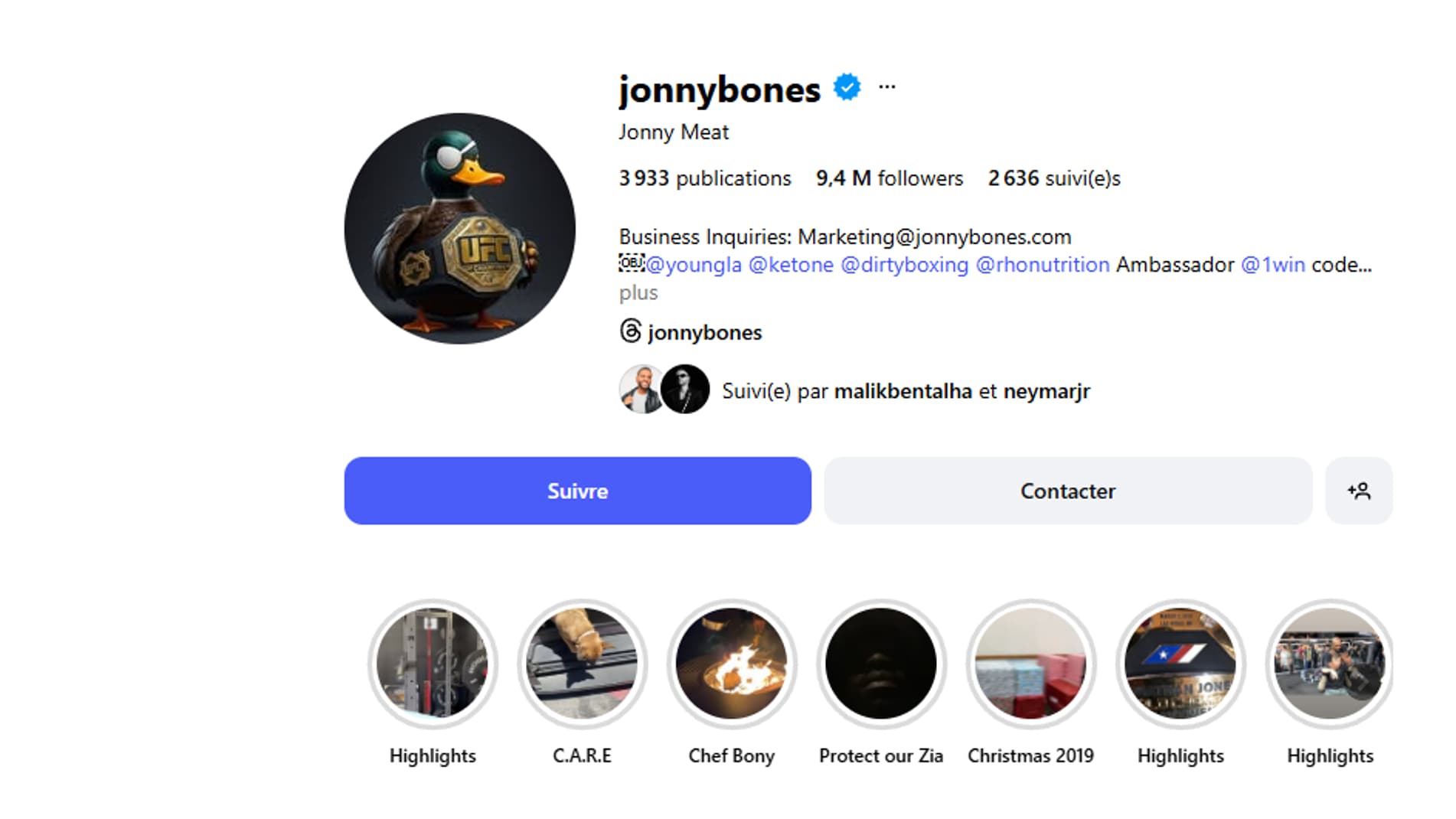 Nouvelle photo de profil: Jon Jones se paye Aspinall après son no ...