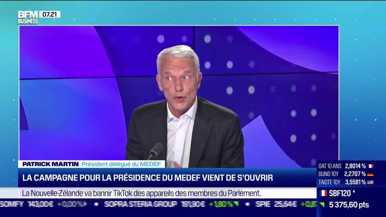 Pierre Brajeux (Torann): La campagne pour la présidence du Medef vient ...