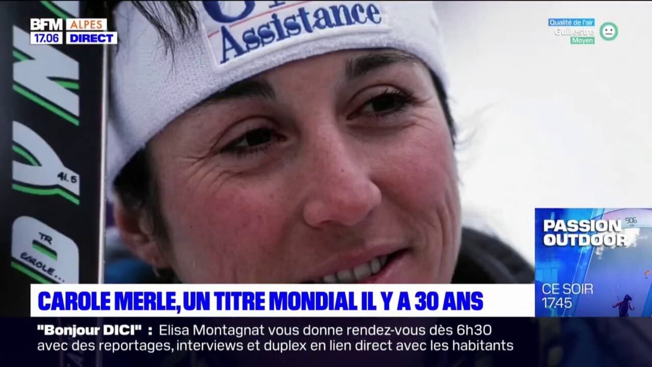 Alpes-de-Hautes-Provence: il y a 30 ans, la skieuse Carole Merle était ...