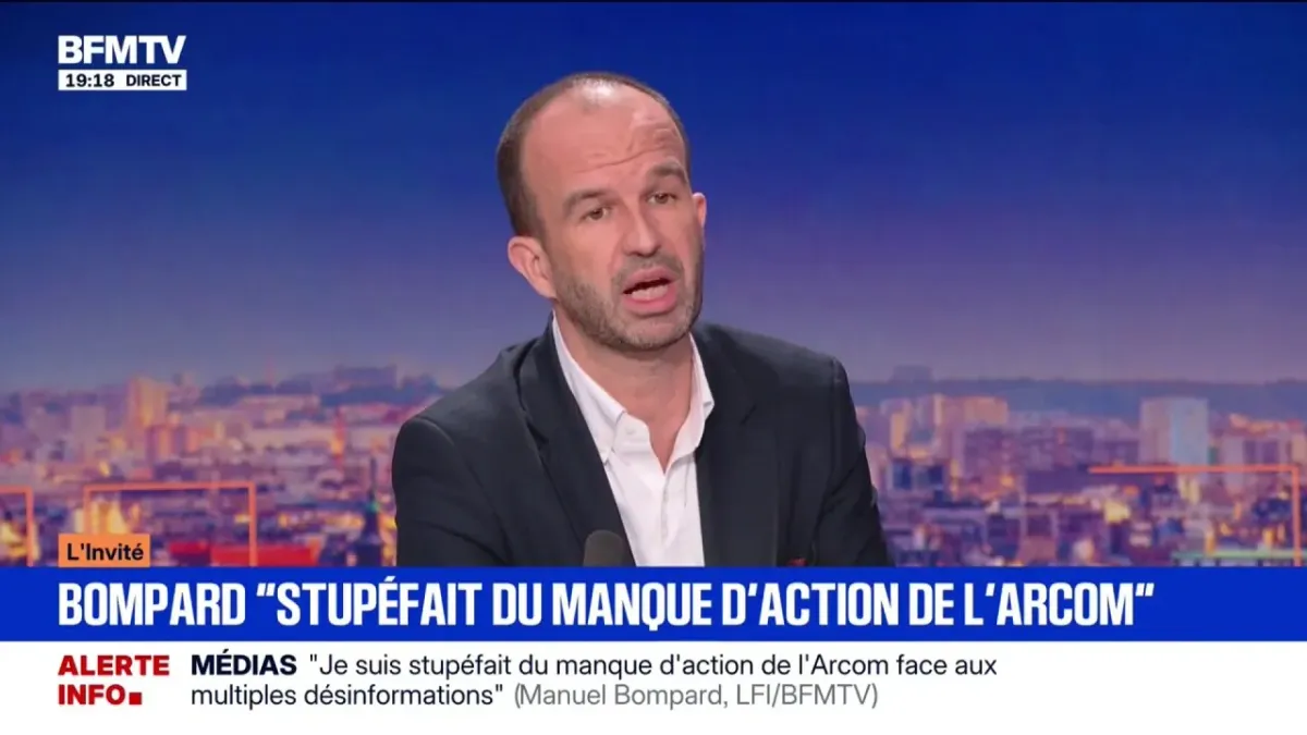 Manuel Bompard (LFI): "L'Arcom fait parfois preuve d'un manque de ...