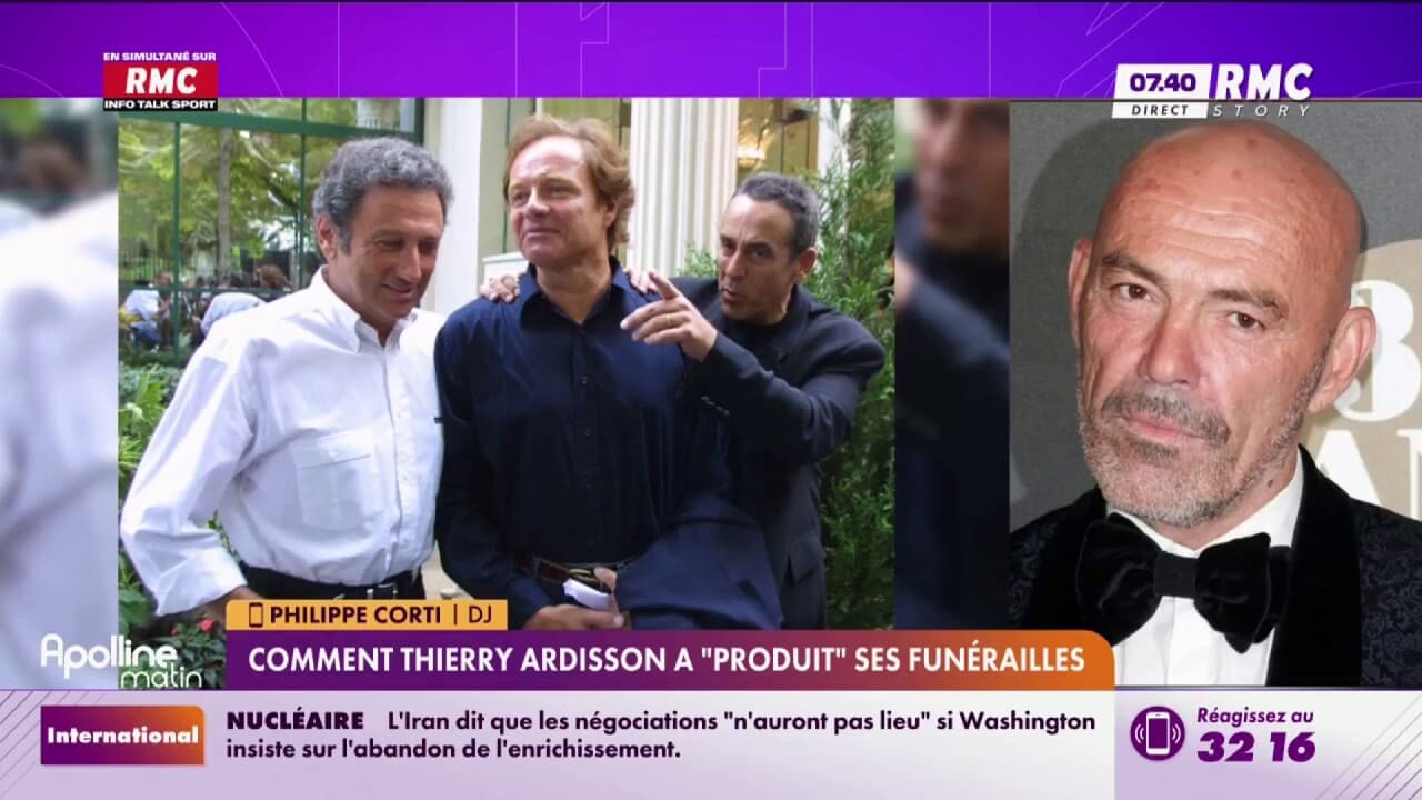 Philippe Corti, DJ , assure que "ça ressemble" à Thierry Ardisson, son ...
