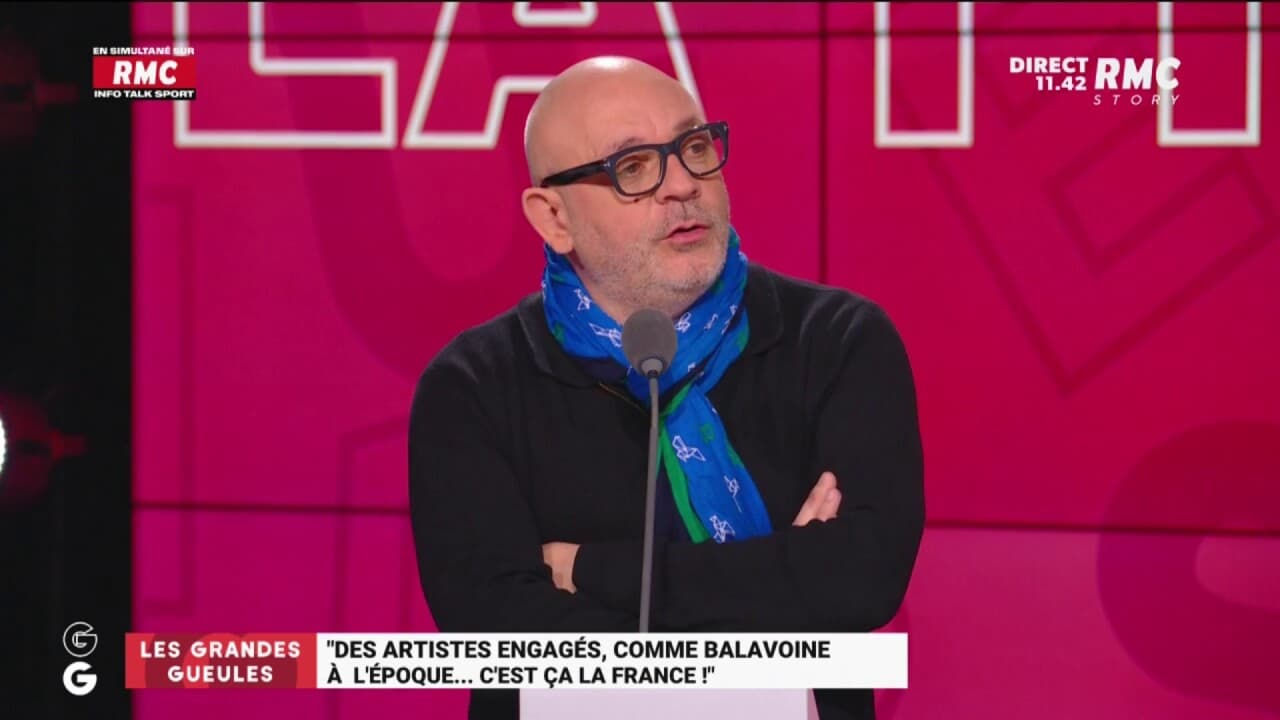 Des artistes engagés, comme Balavoine à l'époque, c'est ça la France ...