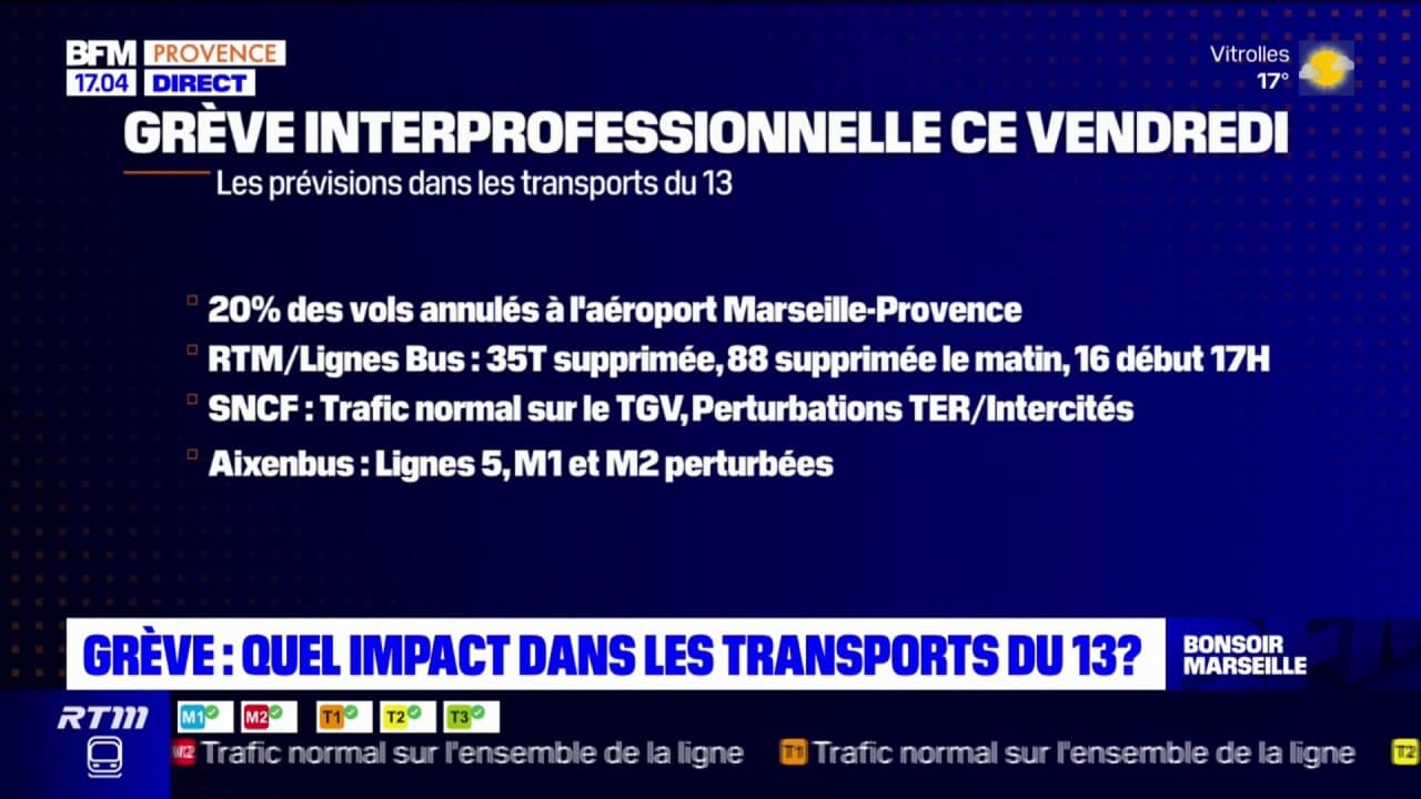 Grève du 13 octobre: quel impact dans les transports des Bouches-du-Rhône? Grève du 13 octobre: quel impact dans les transports des Bouches-du-Rhône?