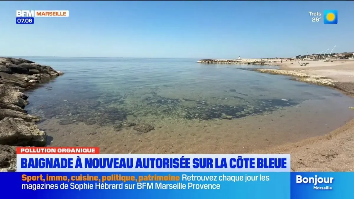 La baignade est de nouveau autorisée sur la Côte Bleue pour le plus ...
