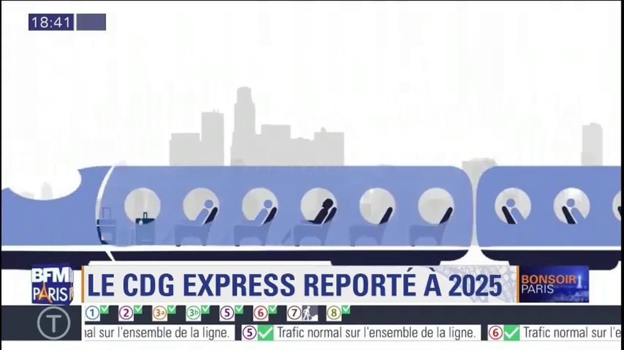 Paris: le CDG Express sera finalement reporté à 2025