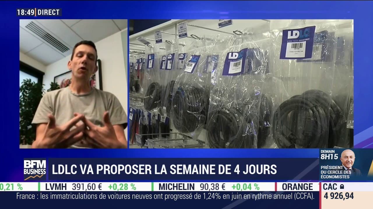 Pour LDLC, la semaine de 4 jours sera autant gagnante pour les salariés ...