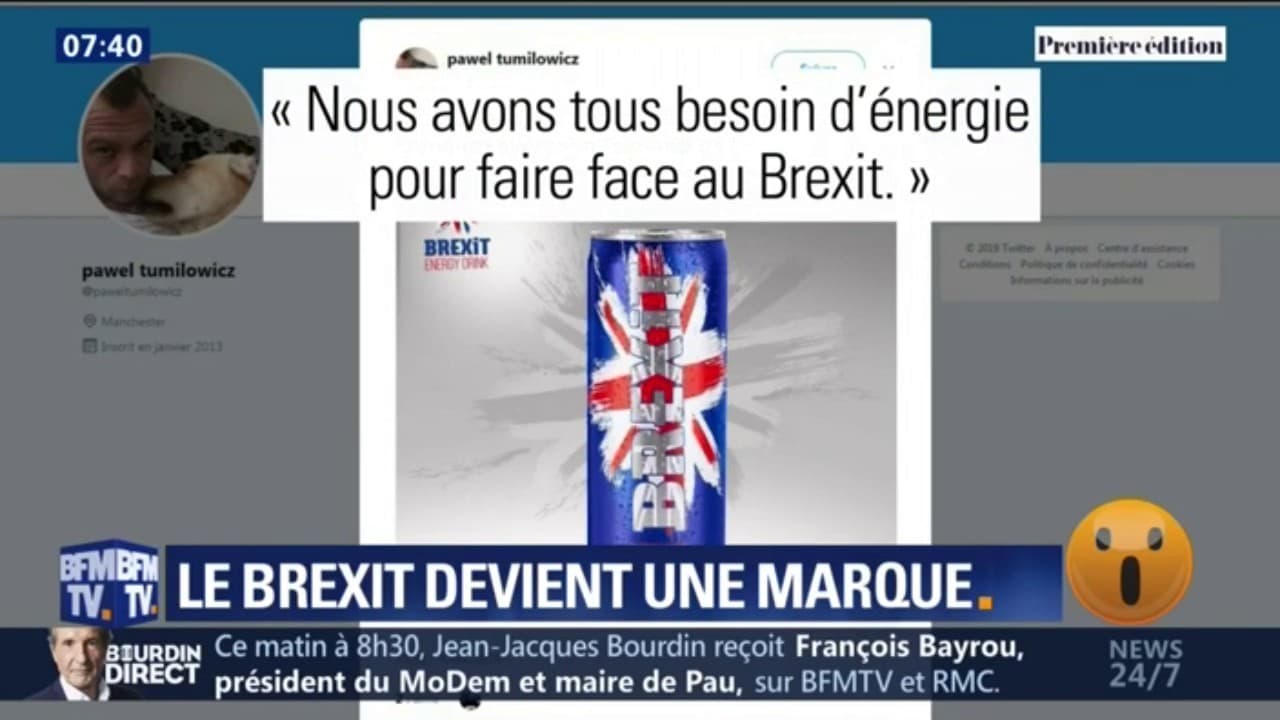 Bière, thé, vodka... Le Brexit devient aussi... une marque