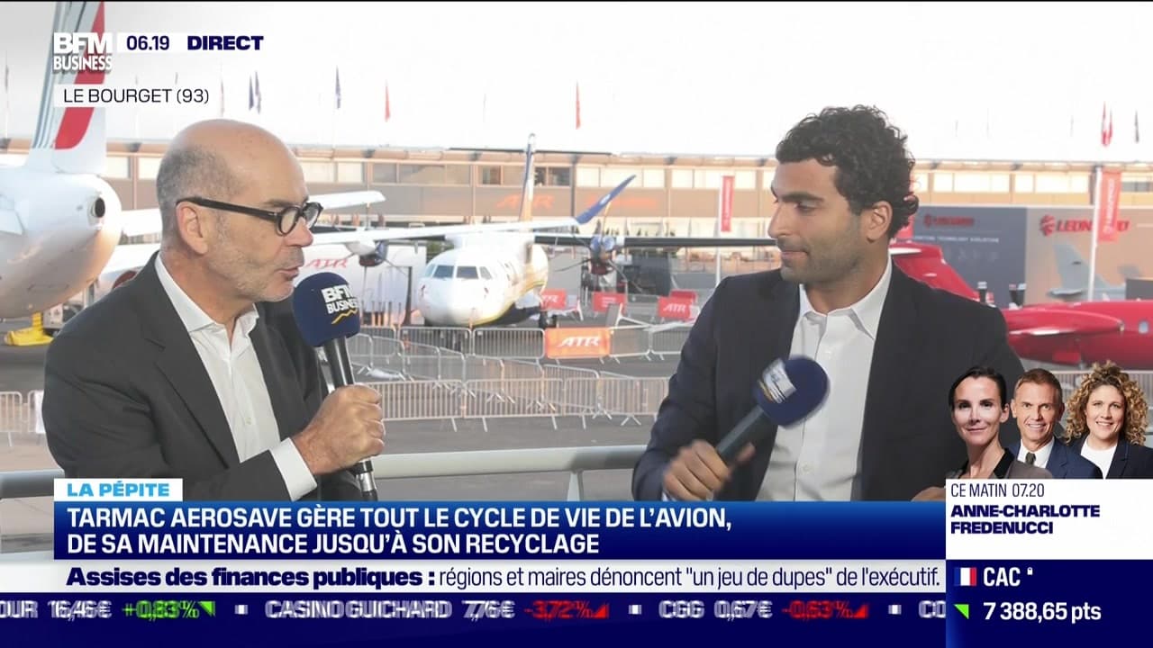 La pépite : TARMAC Aerosave gère tout le cycle de vie de l'avion, de sa maintenance jusqu'à son ...