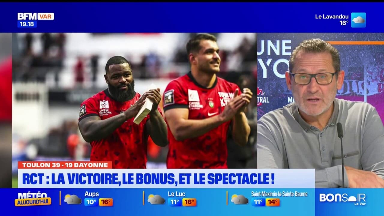 RCT-Bayonne, le meilleur match des Toulonnais depuis le début de la saison?