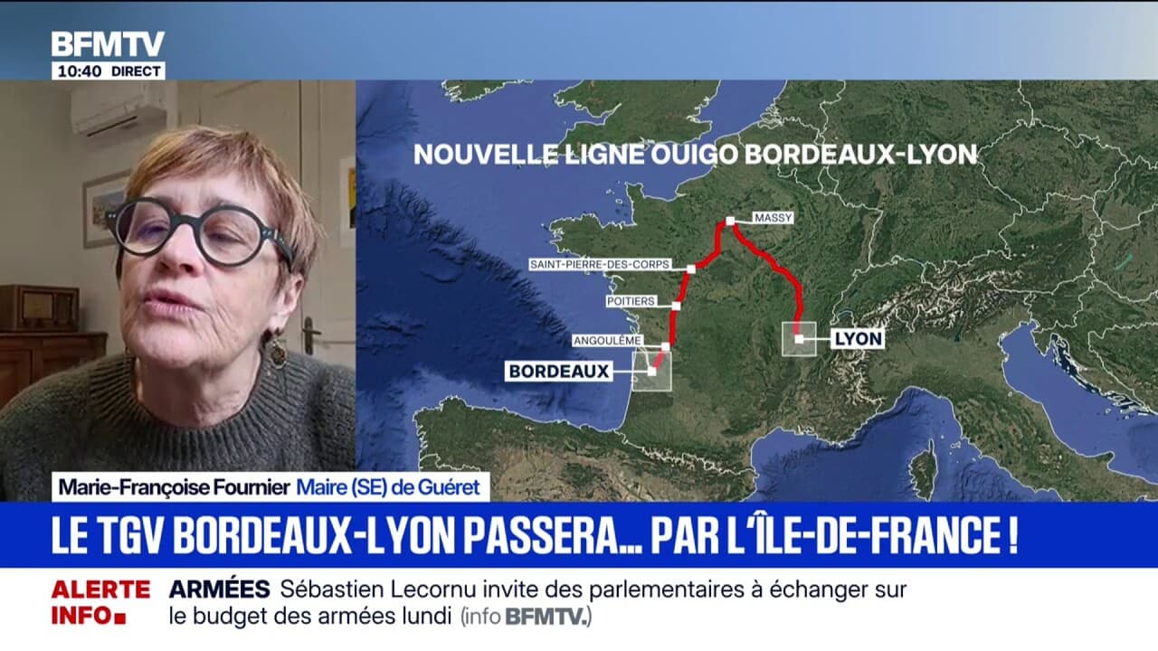 TGV Bordeaux-Lyon: "Si on veut tuer nos territoires ruraux, on n'a qu'à ...