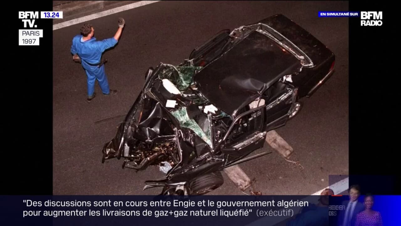Il y a 25 ans, la princesse Lady Diana mourrait dans le tunnel du pont ...