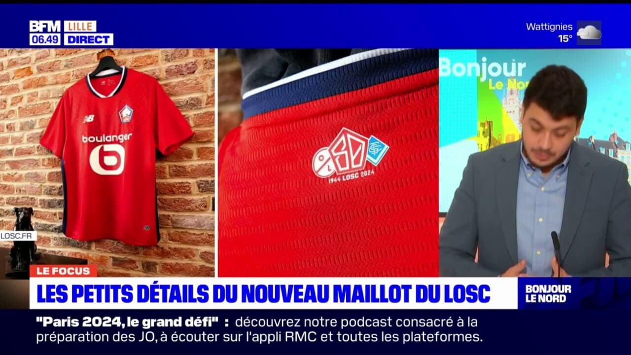 Le nouveau maillot du Losc dévoilé, une tunique dédiée à l'histoire du ...