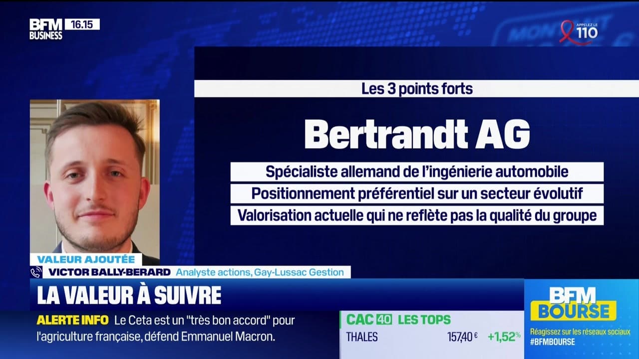Valeur ajoutée : Ils apprécient Bertrandt AG - 22/03